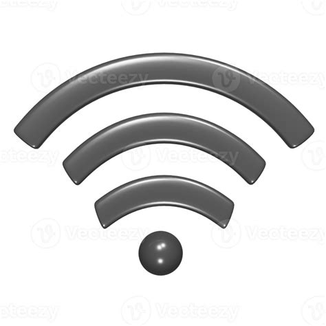 Wifi Icon 3d Render Illustration 41326544 Png
