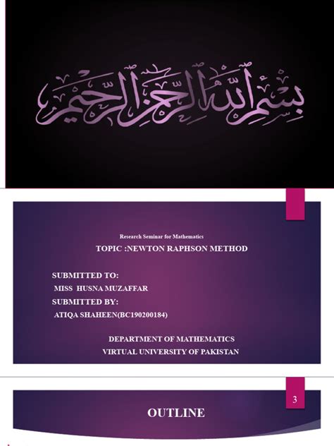 Newton Raphson Method Pdf Analysis Mathematical Objects