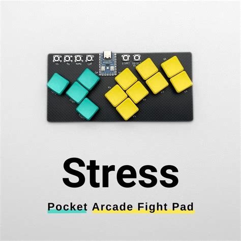 buy stress fight pad with rp2040 zero controller supports gp2040