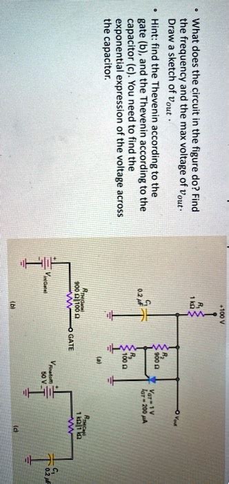 what does the circuit in the figure do find the frequency and the max