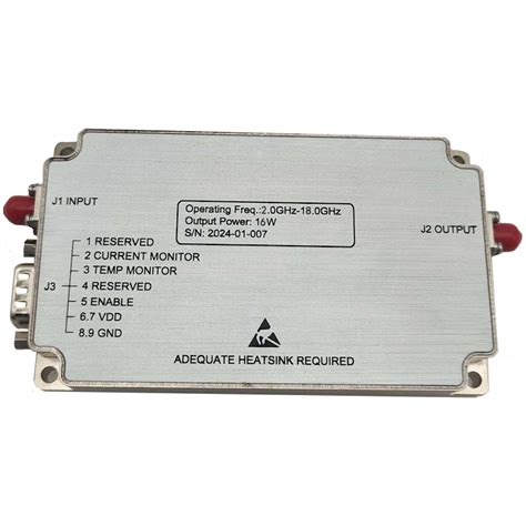 Broadband High Power Amplifier Modules Eagle Technology Uae
