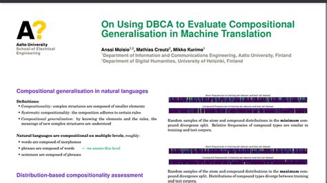 Underline On Using Distribution Based Compositionality Assessment To