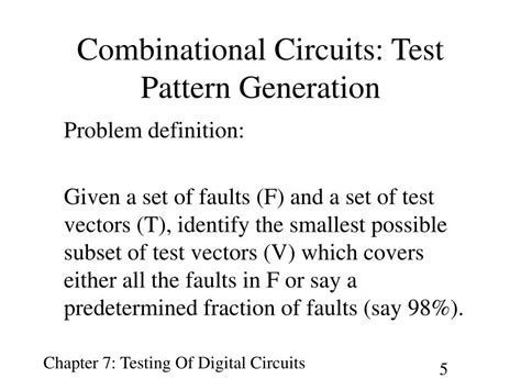 Ppt Testing Of Digital Circuits Powerpoint Presentation Free Download Id1400818