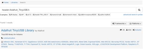 Include Path Problem With Atmelsam Platform And Adafruit Tinyusb
