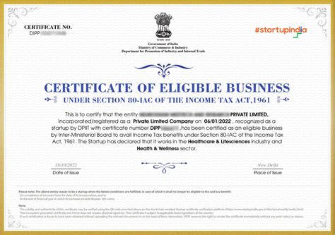 Startup India Certificate Startup India Registration Eligibility Features And Benefits Advalyze