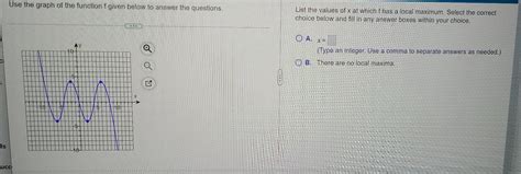 Solved List The Values Of X At Which Fhas A Local Maximum