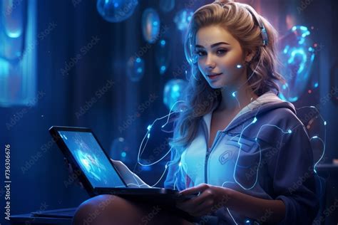 Virtual Ai Assistant Digital Human Like Avatar With Tablet Or Screen Artificial Intelligence