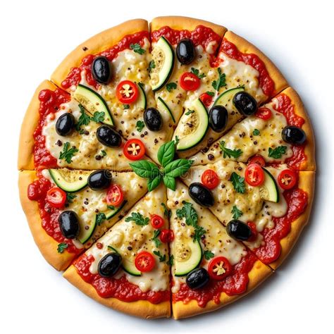 Veggie Supreme Pizza Background Stock Illustrations 23 Veggie Supreme