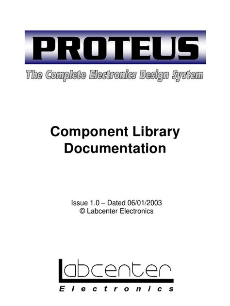 component library documentation pdf vacuum tube electronics