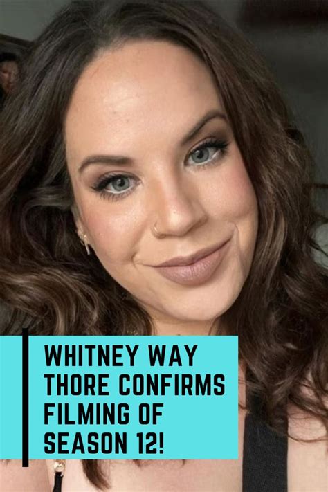 MBFFL: Whitney Way Thore Confirms Filming Of Season 12! | Whitney way thore, Big fat fabulous ...
