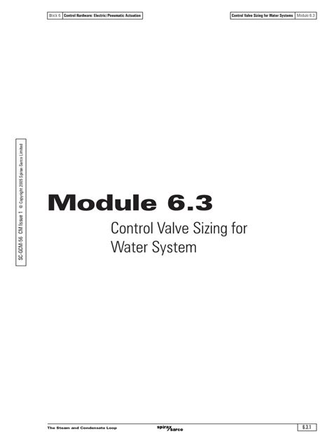 Control Valve Selection Guide Pdf