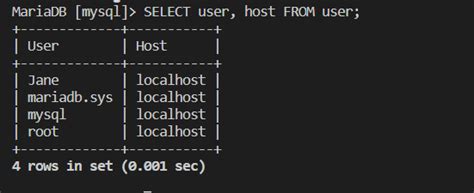 project creating secure mysql user accounts labex