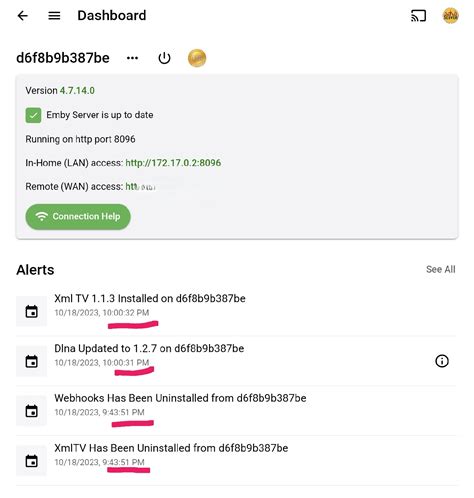 emby proxy error crashing linux emby community