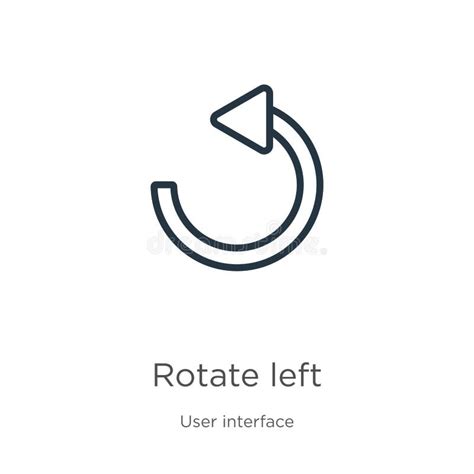 Rotate Circle Icon Vector Trendy Flat Rotate Circle Icon From Shapes