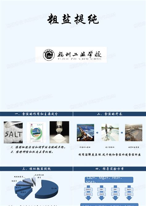 无机化学实验粗盐提纯ppt模板下载编号lazmynxb熊猫办公
