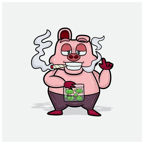 Weed High Cartoon Characters