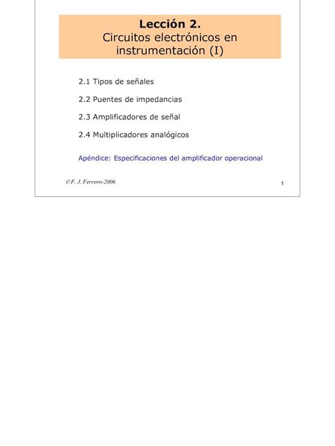 Circuitos Eletricos De Instrumentacion