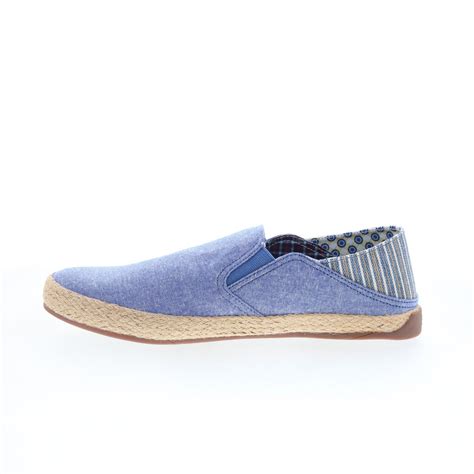 Ben Sherman Prill Heel Slip Stripe Mens Blue Canvas Lifestyle Sneakers