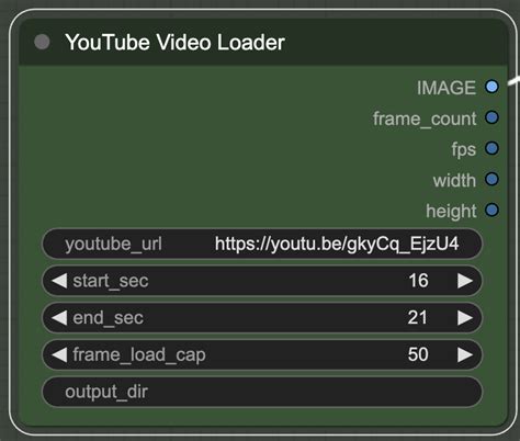 Youtube Video Loader Custom Node Rcomfyui
