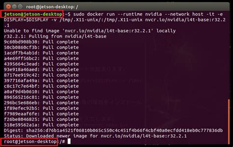 Jetson NanoでDockerを試してみる FRONT