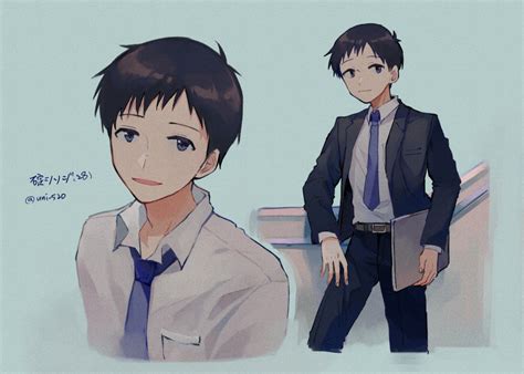 Ikari Shinji Shinji Ikari Neon Genesis Evangelion Image By Uni