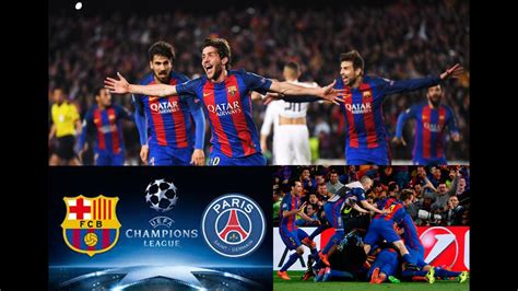 Barcelona Vs Psg 6 1 Goals And Highlights Ucl 2017 1080 Hd Youtube