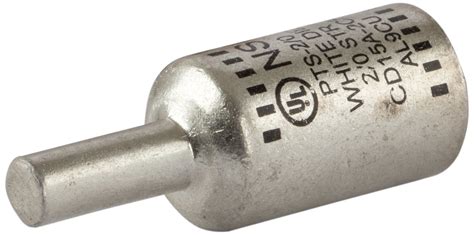 Dual Rated Compression Connector Solid Pin Terminal For Copper And Aluminum Conductor Pts Dual Rated Compression Connector Solid Pin Terminal For Copper And Aluminum Conductor Pts