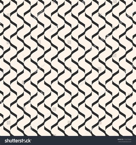Vector Monochrome Geometric Seamless Pattern Mesh Stock Vector Royalty Free 772273345