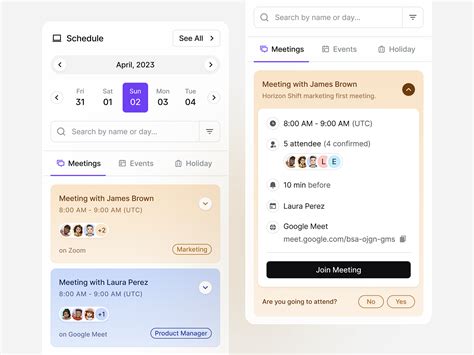 schedule details alignui design system by erşad başbağ on dribbble