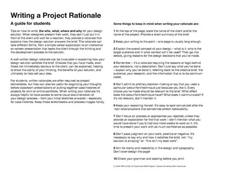 What Is Rationale In Project Proposal Example Design Talk