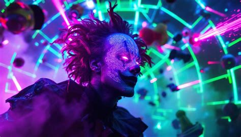 Free Neon Circus Performance Image Cyberpunk Neon Circus Download