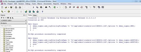 oracle logminer 分析重做日志redolog和归档日志archivelog oracle redo log archive
