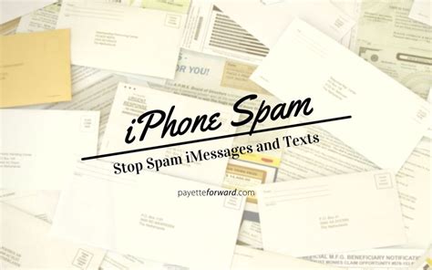 Spam On My IPhone Stop Spam IMessages And Texts