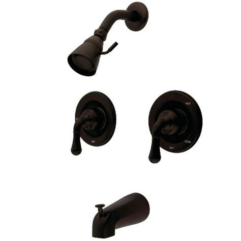 Kingston Brass Kb675 Magellan Twin Handles Tub Shower Faucet Pressure