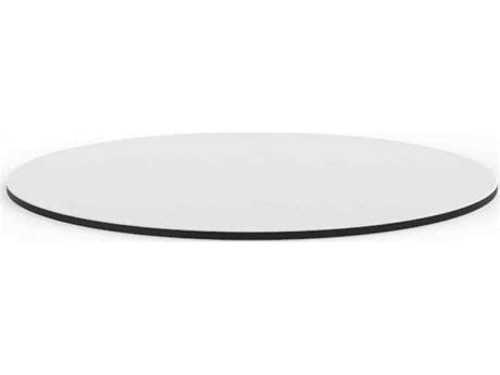 Grosfillex Molded Melamine Resin White 28 Wide Round Table Top