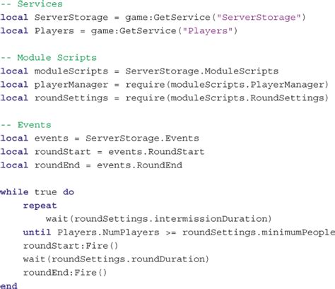 Code Snippets Coding With Roblox Lua In 24 Hours The Official Roblox Guide Book