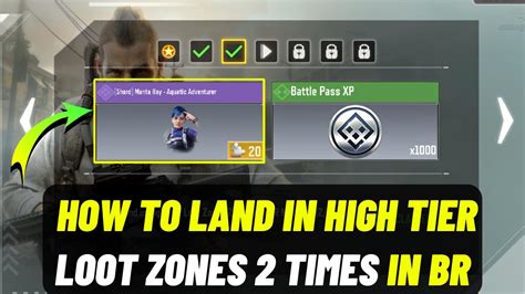 How To Land In High Tier Loot Zones 2 Times In Br Matches Cod Mobile Out Classed Event 2023