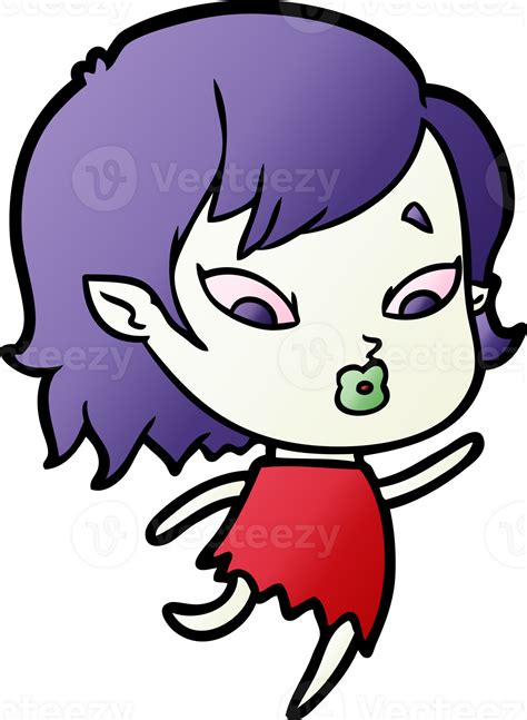 Cute Cartoon Vampire Girl Drawing 46723433 Png