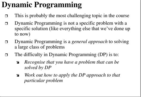 Ppt Dynamic Programming 1 Powerpoint Presentation Free Download