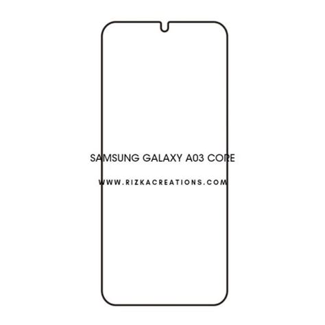 Samsung Galaxy A03 Core Hydrogel Protection Screen Protector Back Protector