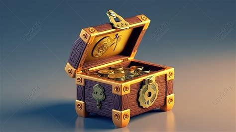 디지털 암호화폐 동전이 넘쳐나는 작은 보물 상자를 시각적으로 놀라운 3d 일러스트레이션 암호화폐 배경 달러 동전 배경 작은 배경 이미지 Hd 암호화폐 달러 동전