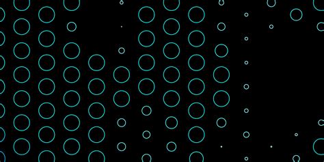 Dark Blue Green Vector Layout With Circle Shapes Abstract Colorful Disks On Simple Gradient