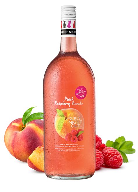 Peach Raspberry Rumba Girls Night Out Wines