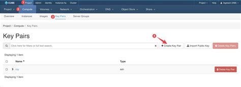 create keypair welcome to the bigstack cube platform documentation