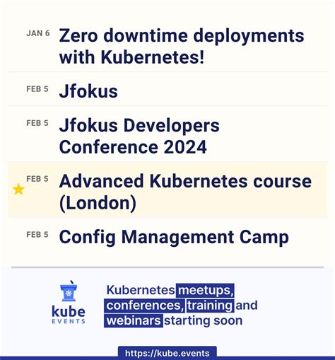 Kube Events On Linkedin 📅 Kubernetes Events Starting In The Next 24
