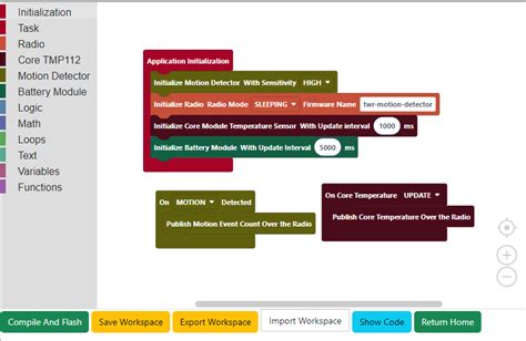 Hardwario Blockly Hardwario Documentation