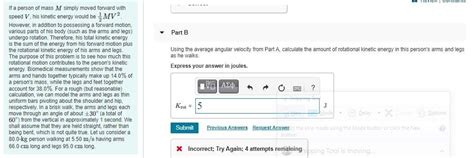 Solved Please Answer Part B Using The Average Angular