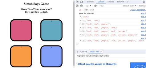 Devashish Maurya On Linkedin Webdevelopment Simongame Html Css