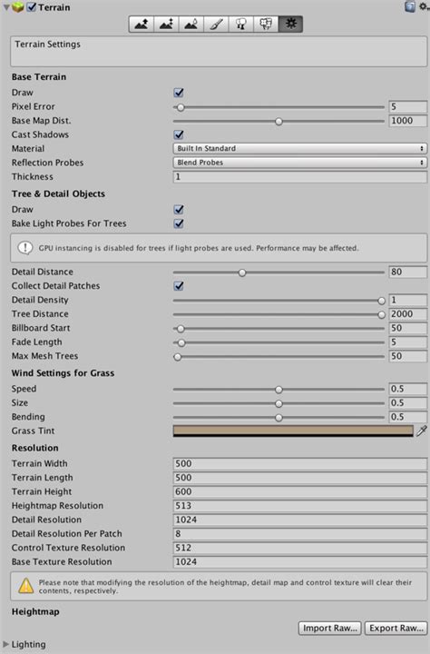No Terrain Buttons In Inspector Questions Answers Unity Discussions