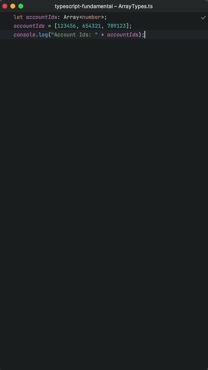 Typescript Array Types Coding Typescript Arrays Youtube